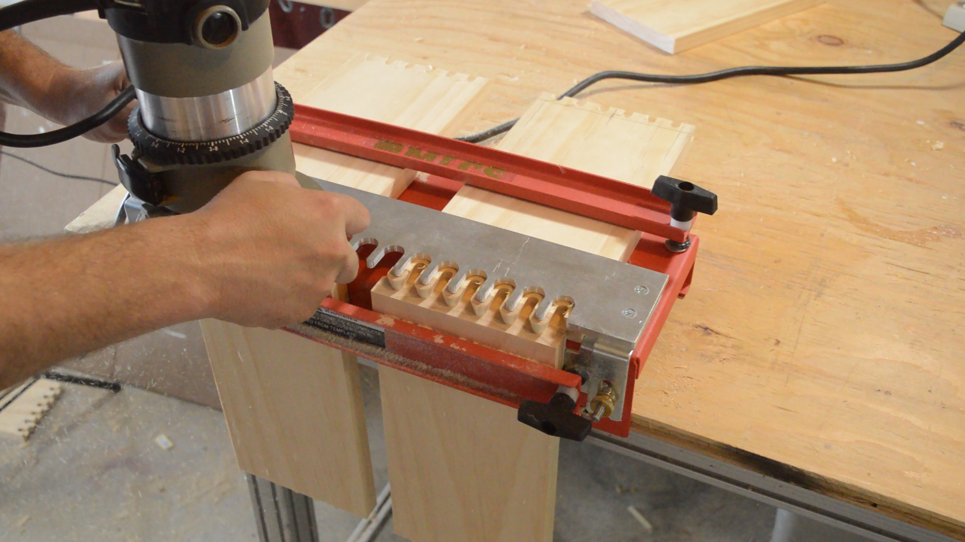 Simple Homemade Dove Tail Jig Template - Do-It-Youself? - Timber Ridge ...